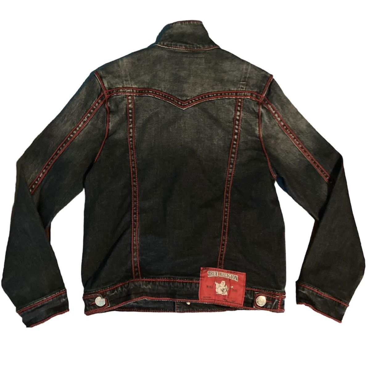 True Religion True Religion Jimmy Rope Stitch Denim Jean Trucker Jacket ...