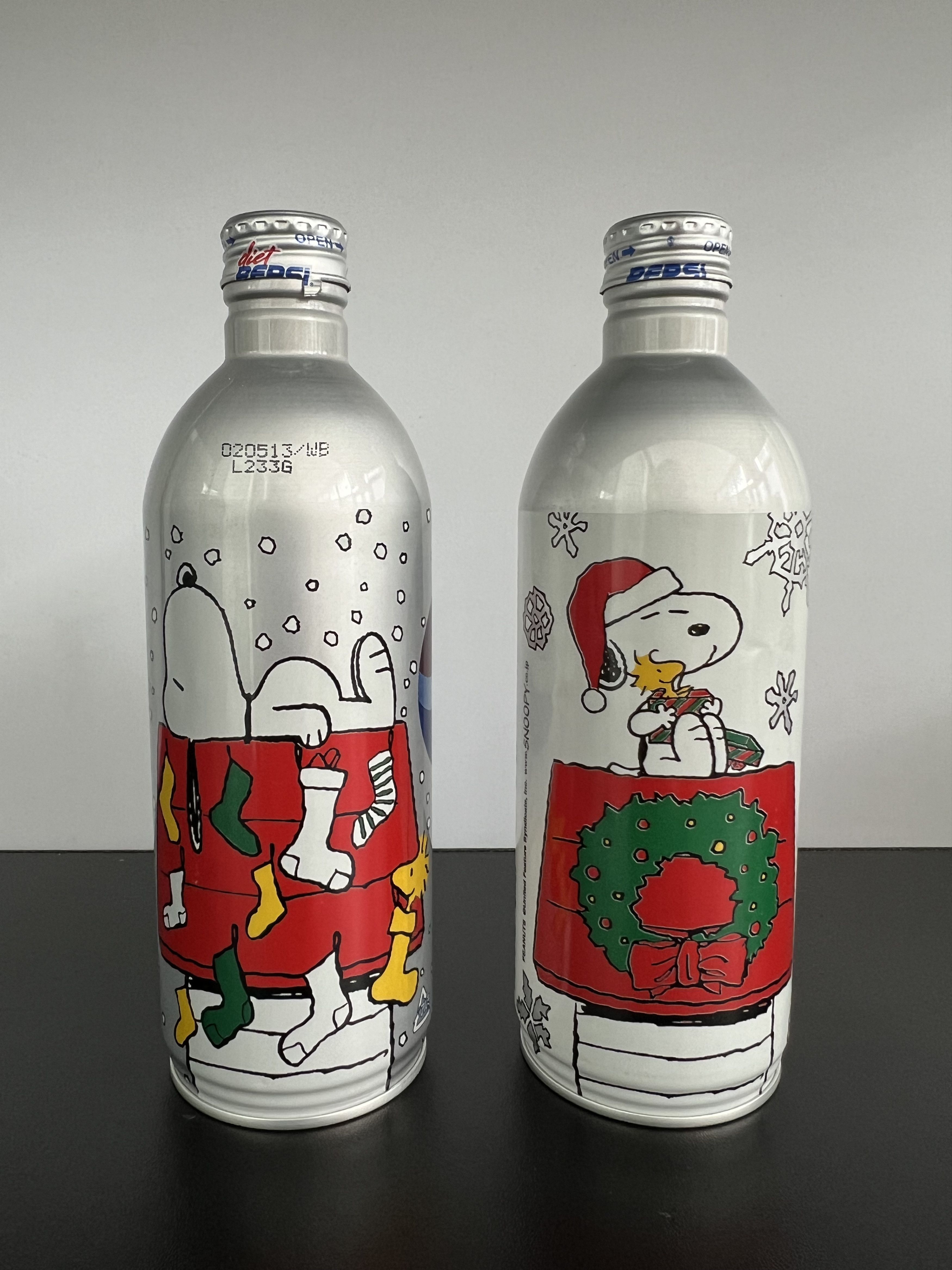 Bape Bape Pepsi Bottles Snoopy Peanuts Opened Christmas | Grailed