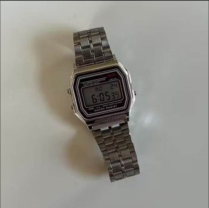 Casio Y2K 2000s vintage water proof stainless steel digital watch | Grailed