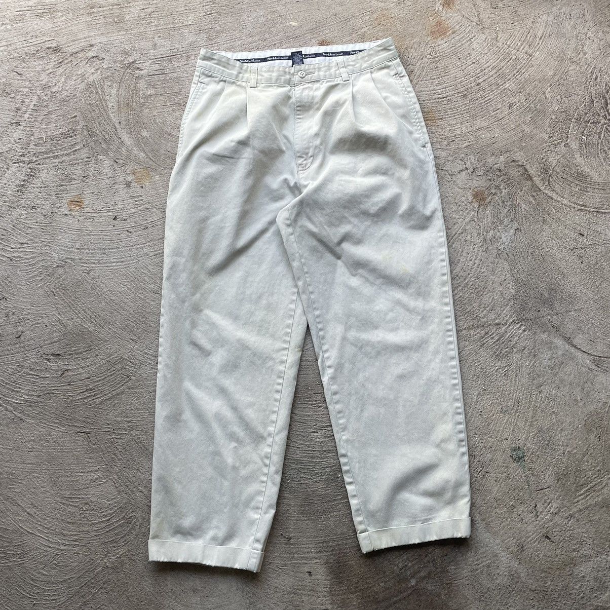 Polo Ralph Lauren Polo Ralph Lauren Double Pleat Distressed Chino Pants ...