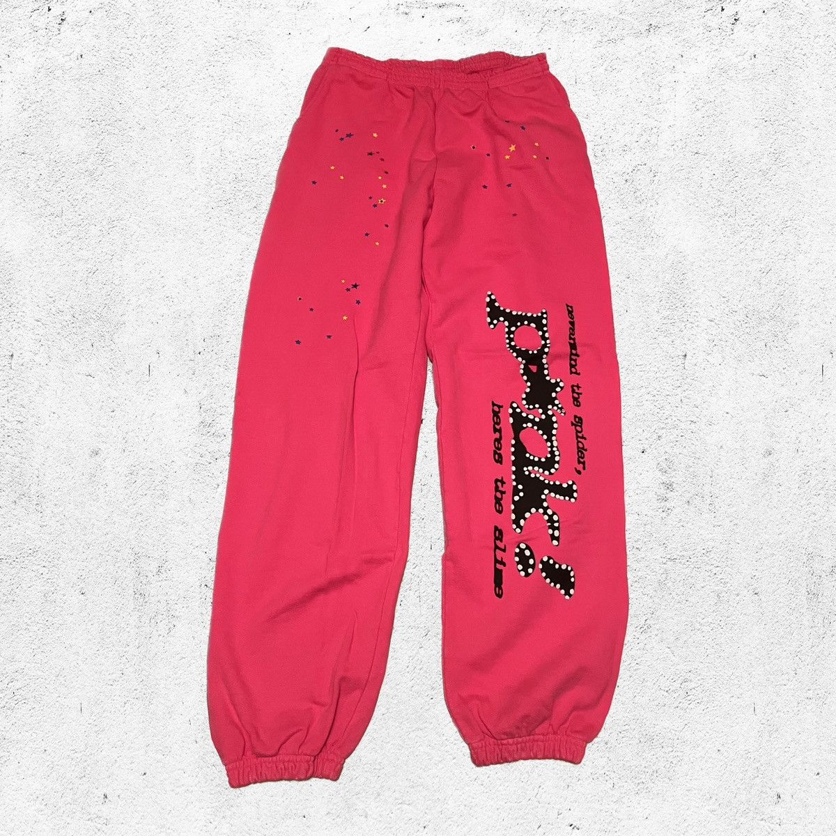 Spider Worldwide Sp5der Sweatpants Birthday Pink Edition | Grailed