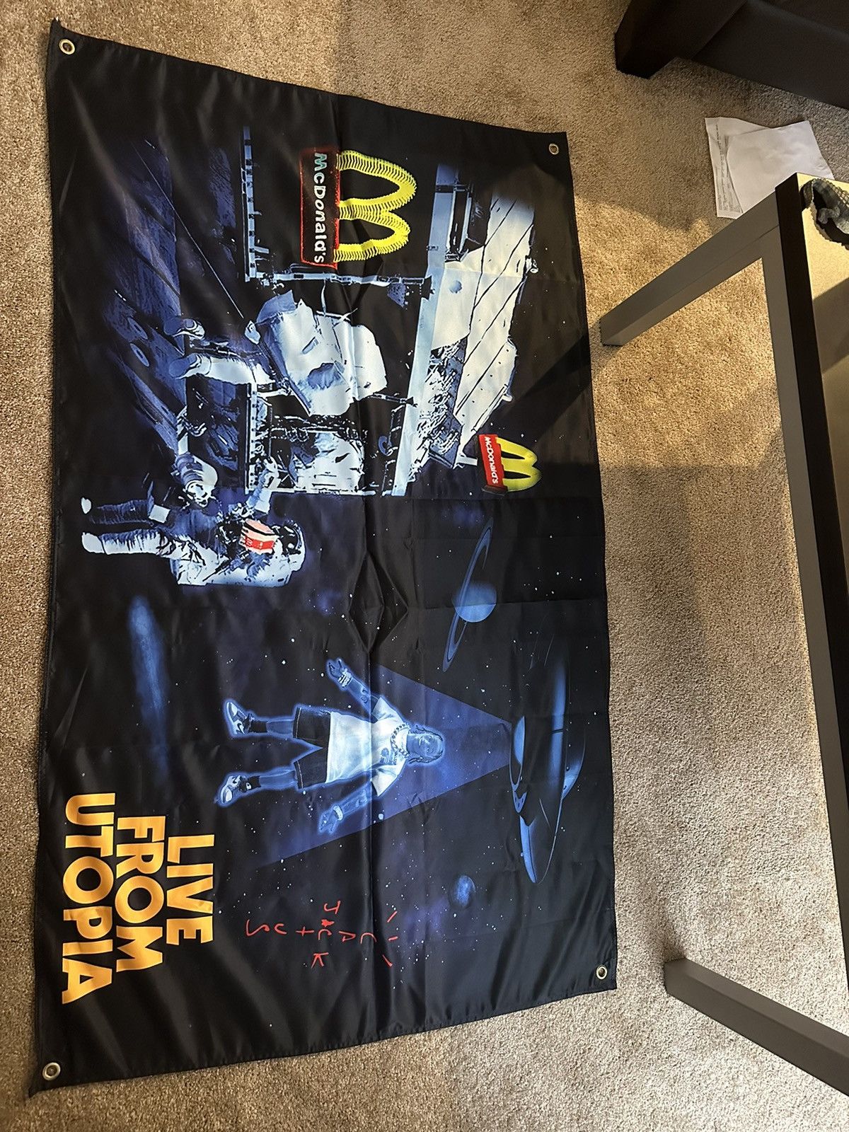 Travis Scott Travis Scott x McDonalds Utopia Flag | Grailed