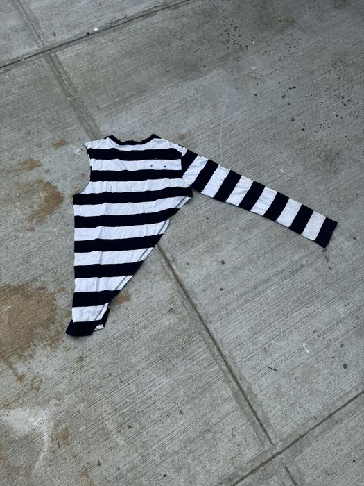 Number (N)ine Nightcrawler SS05 Distressed Asymmetric Long Sleeve | Grailed