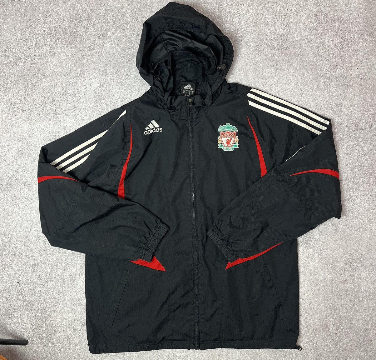 Adidas Liverpool FC Adidas Large Football Jacket 2007 size Xl Mens ...