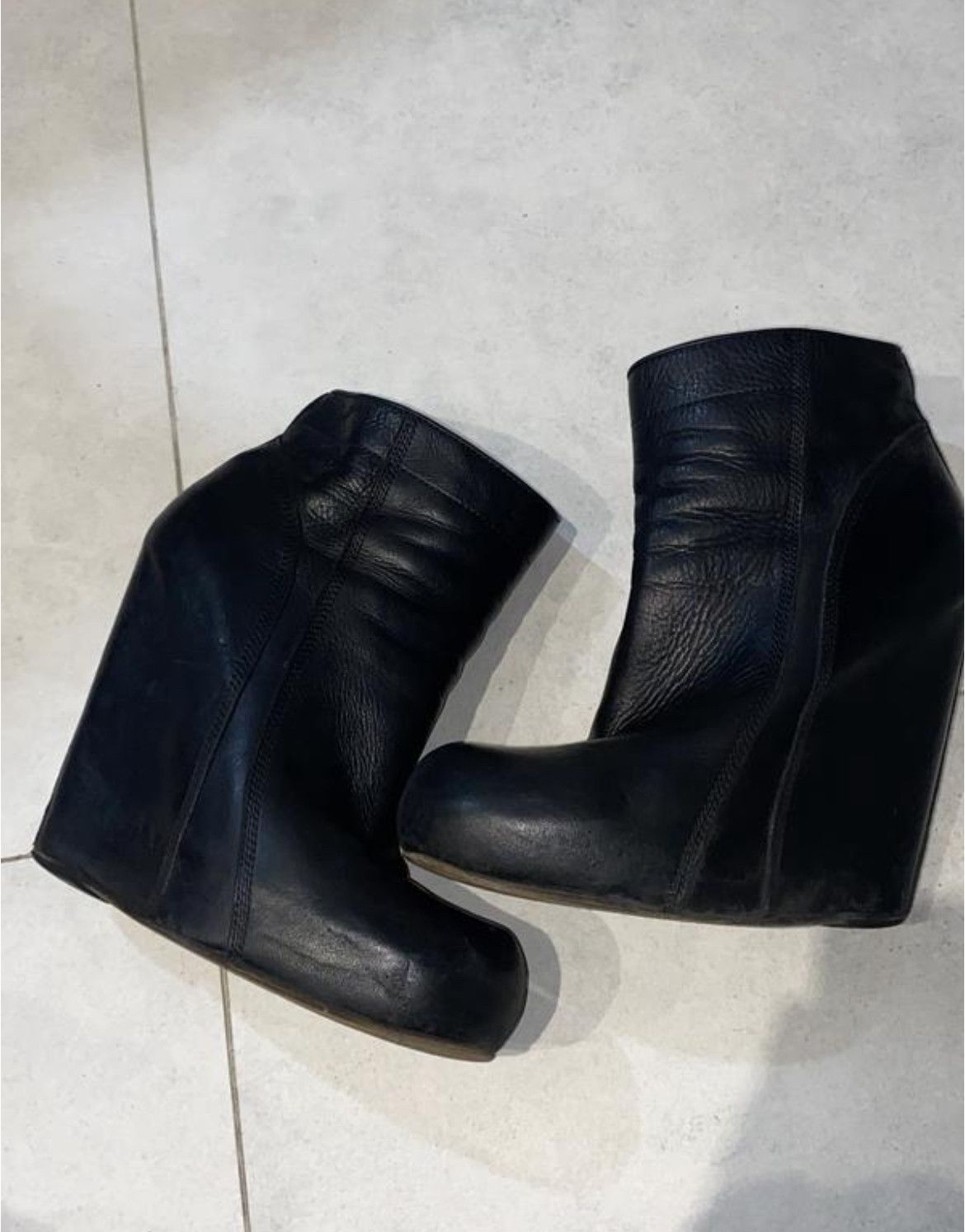 Rick Owens Rick Owens Wedge Boots | Grailed