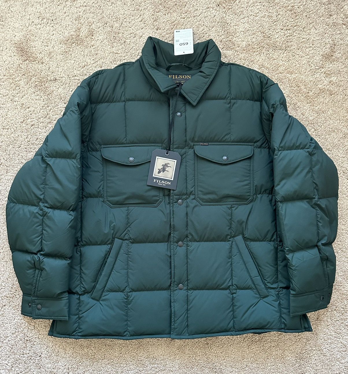 Filson Filson Lightweight Down Quilted Jacket XXL | Grailed