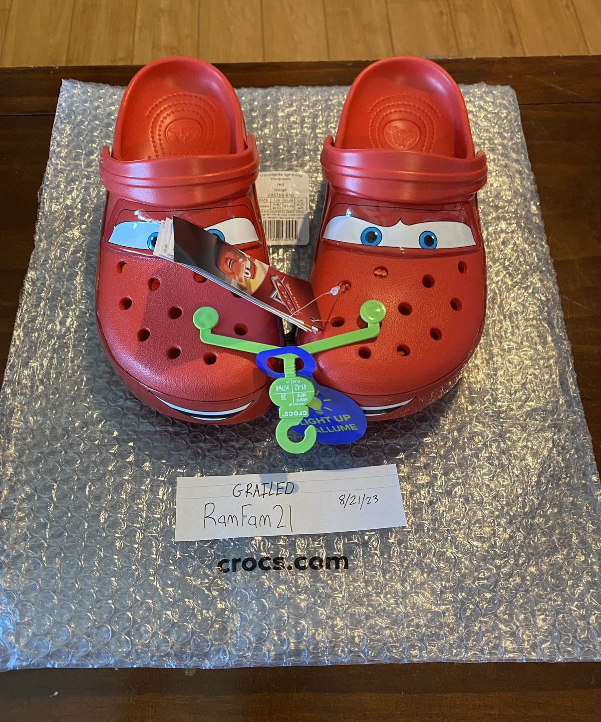 Crocs LIGHTNING MQUEEN KA-CHOW CROCS | Grailed