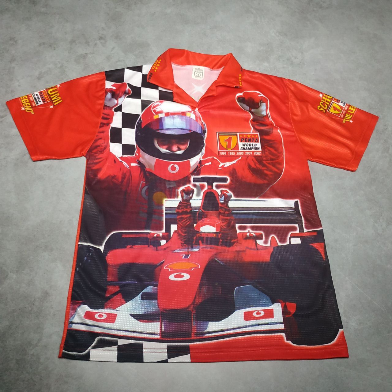 Ferrari Vintage Ferrari Michael Schumacher Formula 1 Jersey Tee | Grailed