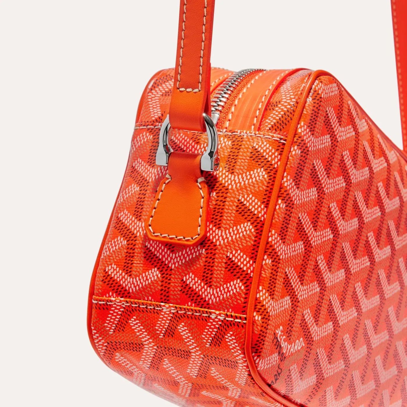 Goyard GOYARD BAG CROSSBODY MONOGRAM LEATHER SAINT LOGO BLACK | Grailed