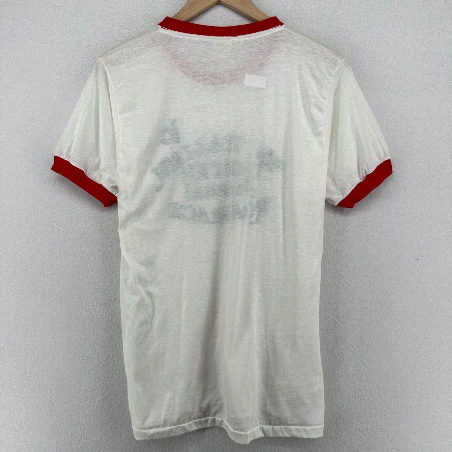 Screen Stars ITALIAN CENTER Shirt Adult L Annual Road Race Ringer Screen Stars Single Stitch ...