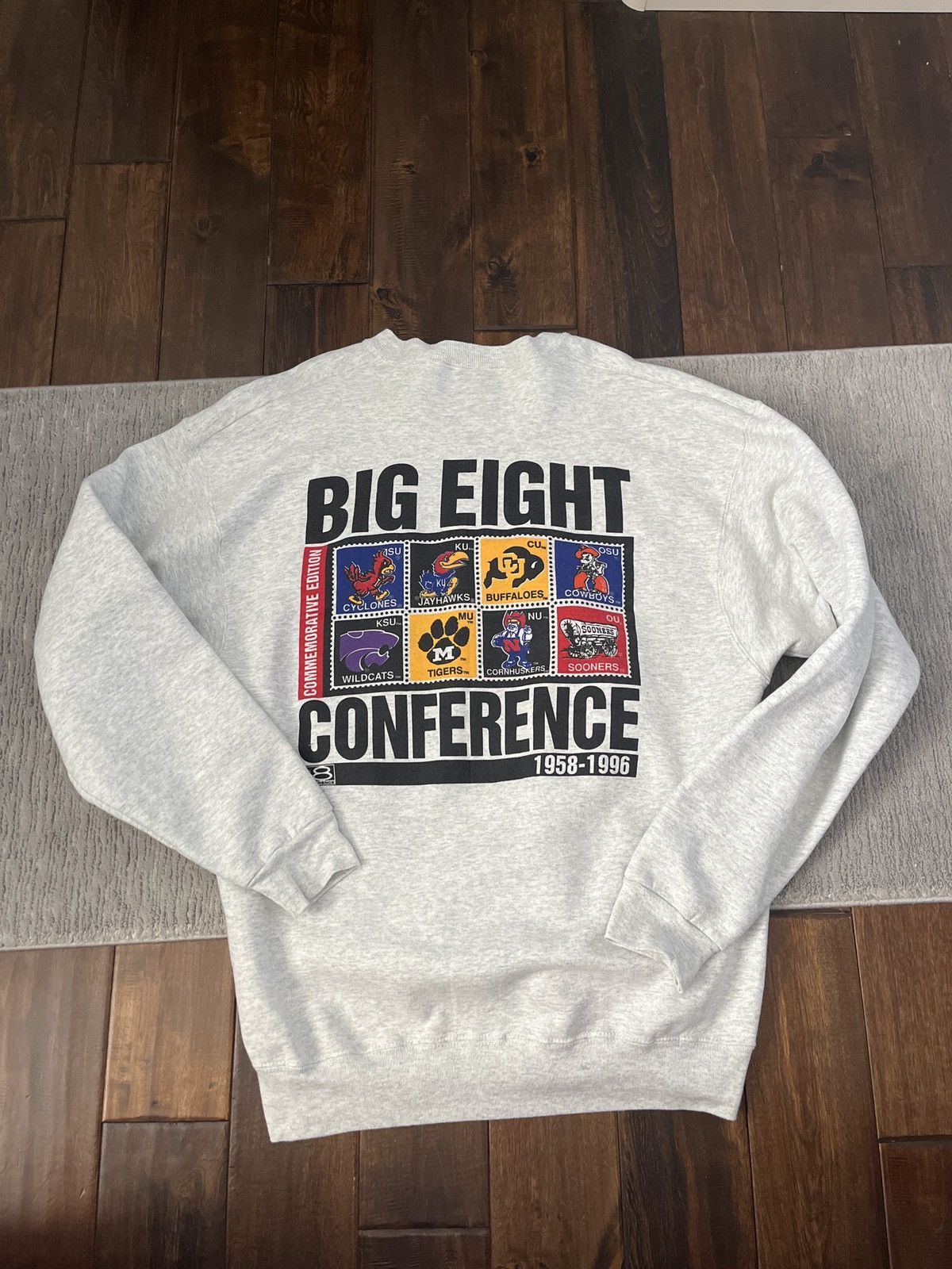 Ncaa × Vintage Vintage big eight conference NCAA sweatshirt | Grailed