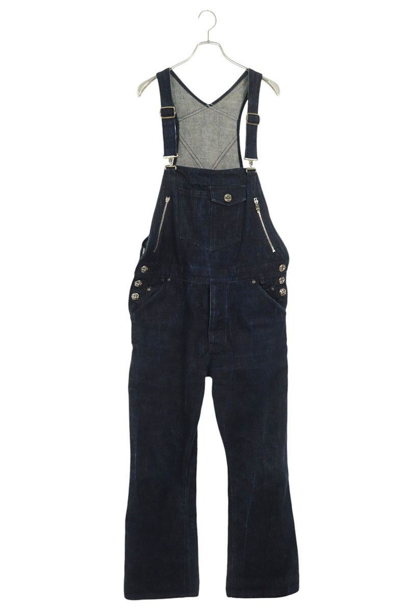 Chrome Hearts Chrome Hearts Cross Ball Button Denim Overalls | Grailed