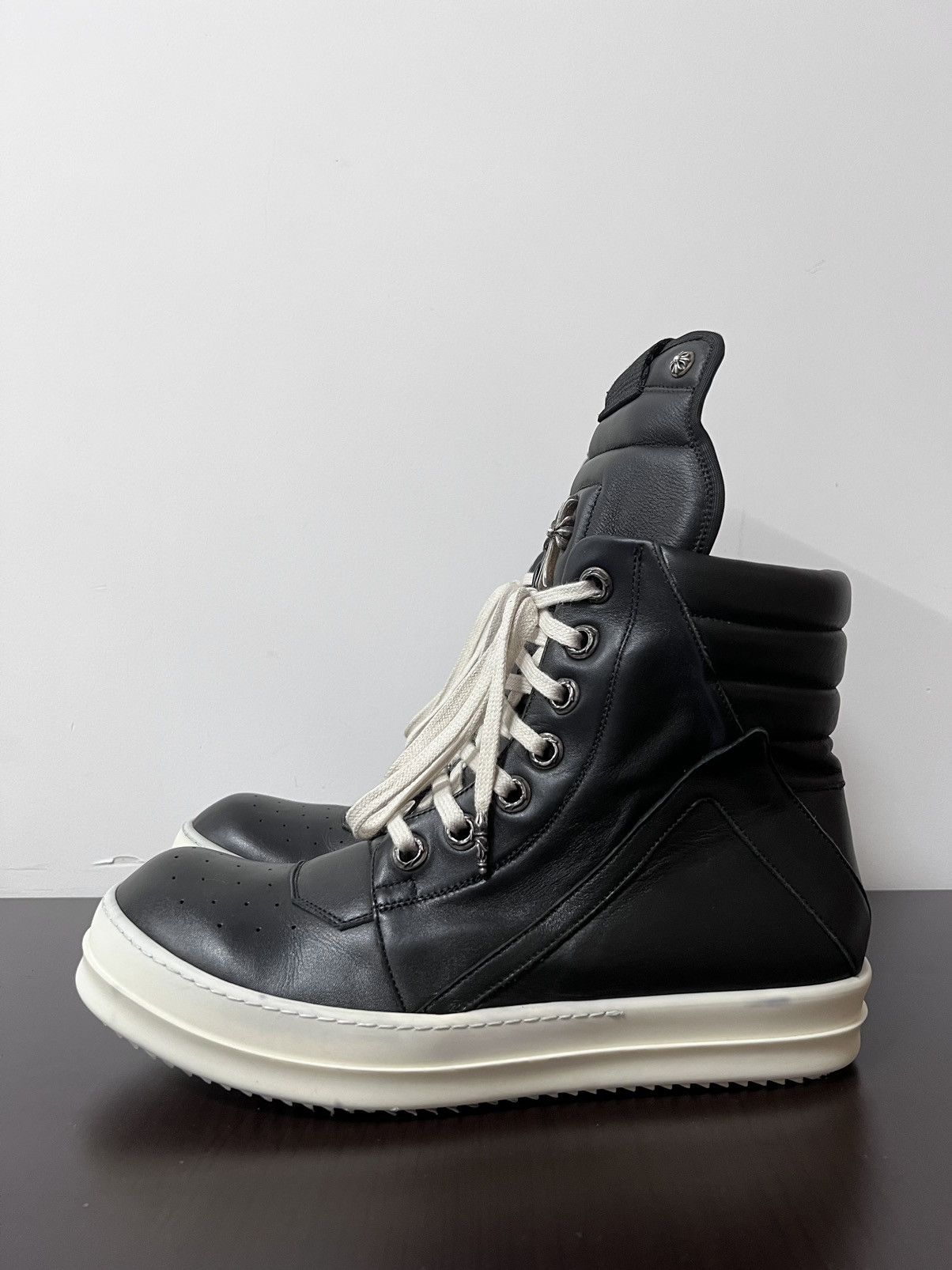 Chrome Hearts × Rick Owens Rick owens chrome hearts geobasket sz 43 ...