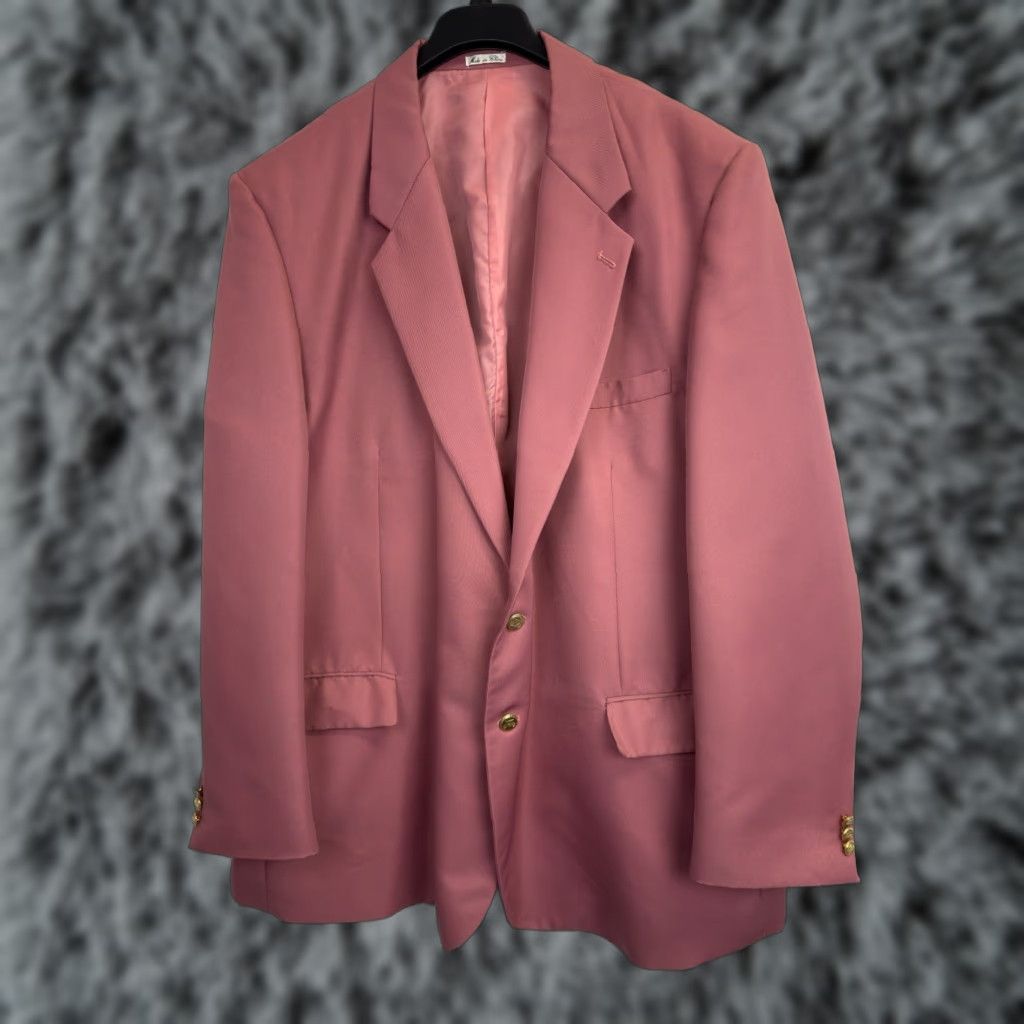 Haband Vintage Haband Men's Size 54L Blazer Jacket Classic Metal ...