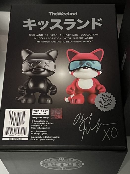 The Weeknd Kissland Superplastic The Weeknd Figure Black | Grailed