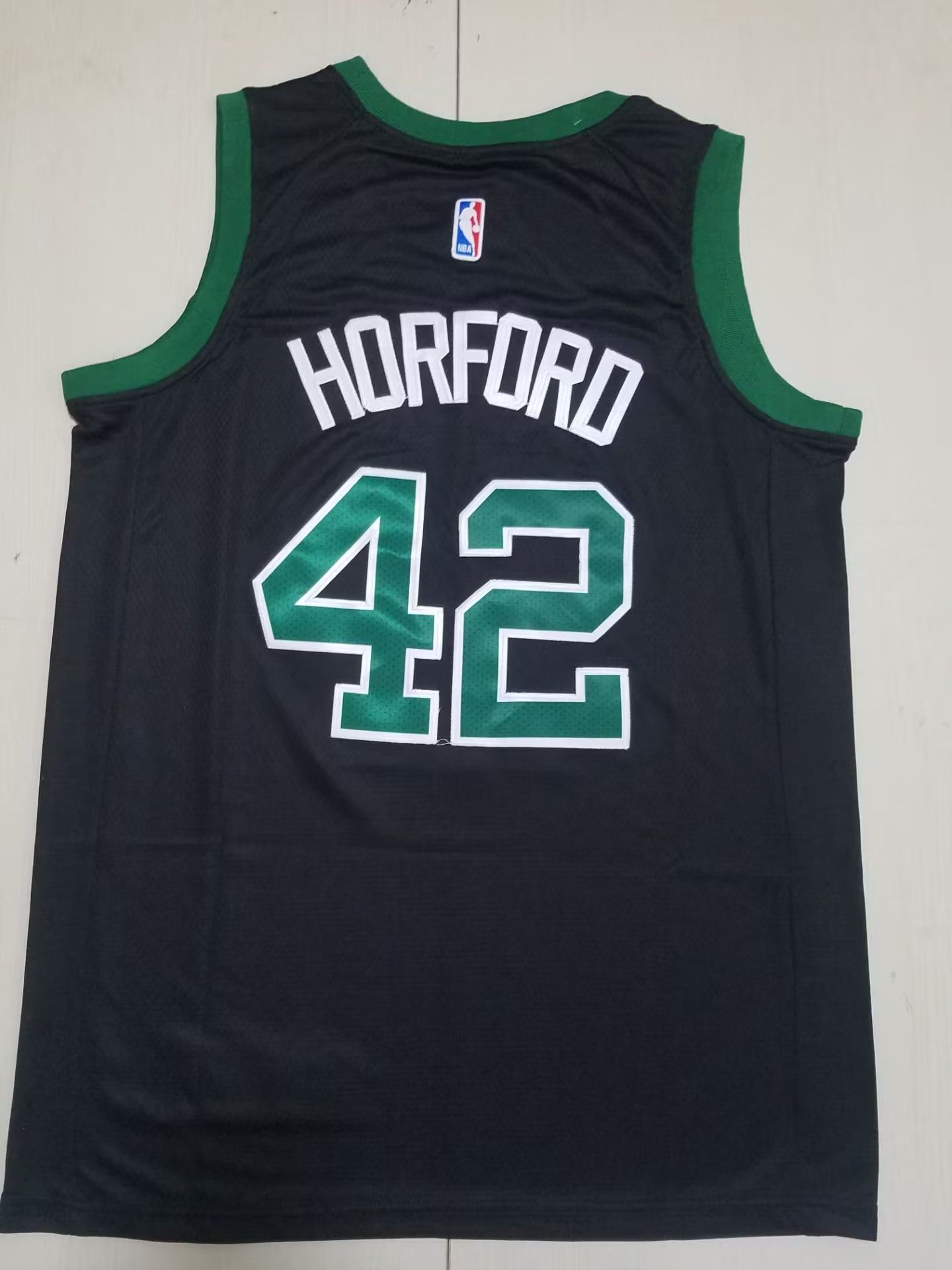 Custom Men Boston Celtics #42 Al Horford Black Jersey | Grailed