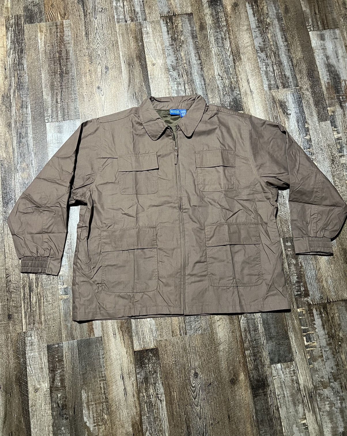 Streetwear × Vintage Vintage bdu field jacket brown with pockets | Grailed