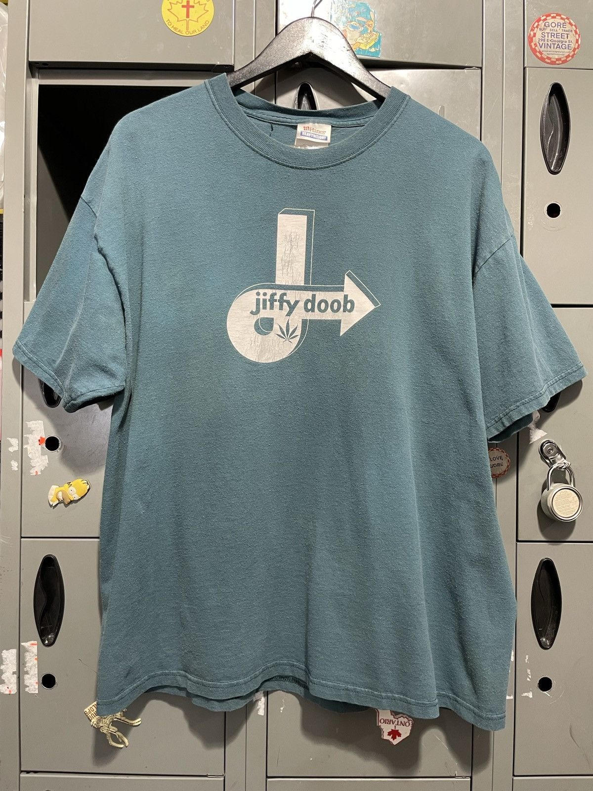 Art × Streetwear × Vintage Jiffy Doob logo rip 420 marijuana weed pot ...