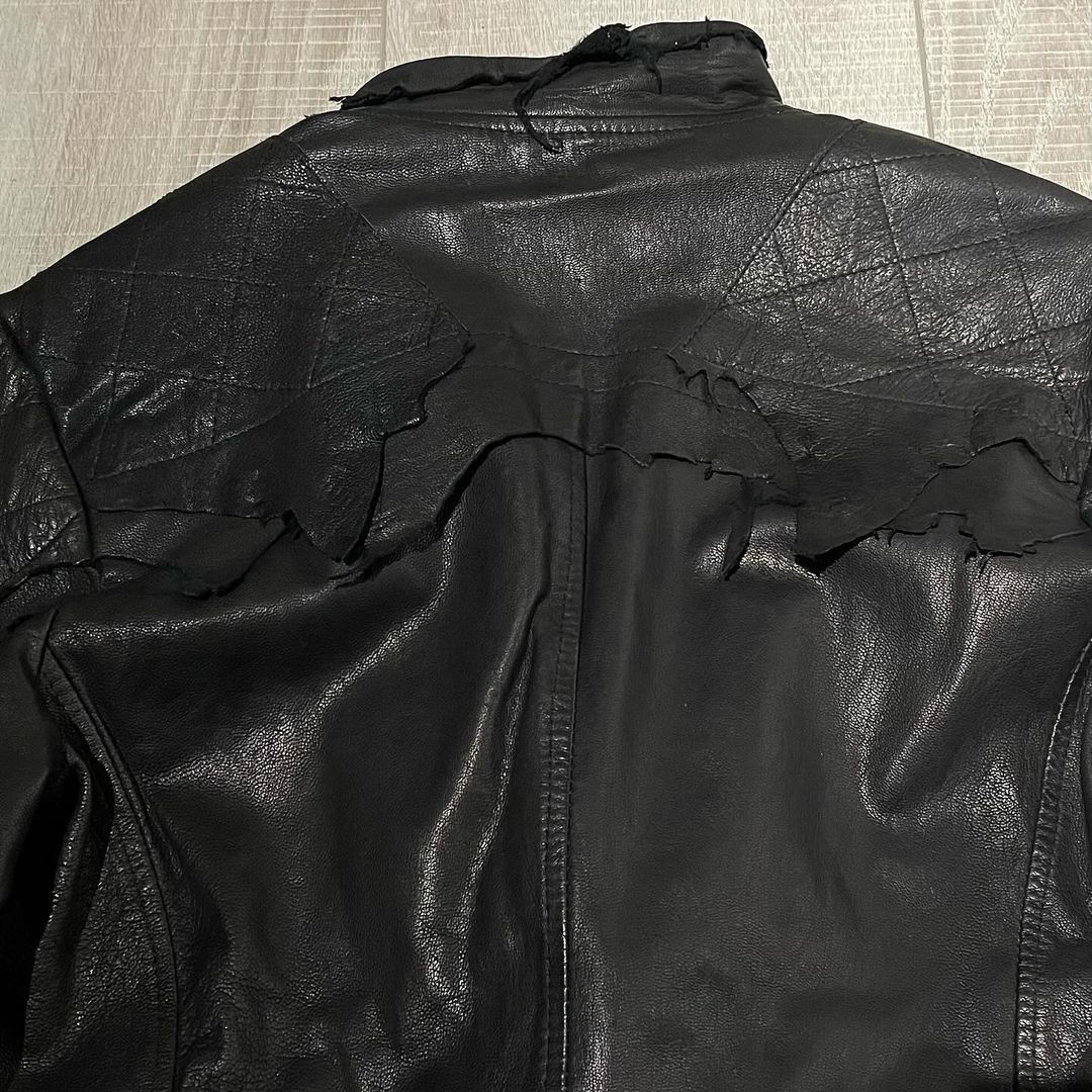 14th Addiction 14th Addiction Leather Riding Jacket | Grailed