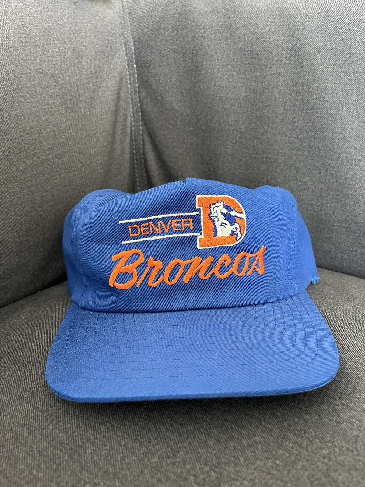 Vintage Vintage 80s NFL Denver Broncos Script Hat | Grailed