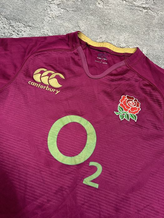 Vintage ENGLAND NATIONAL RUGBY TEAM CANTERBURY 02 PURPLE SHIRT | Grailed