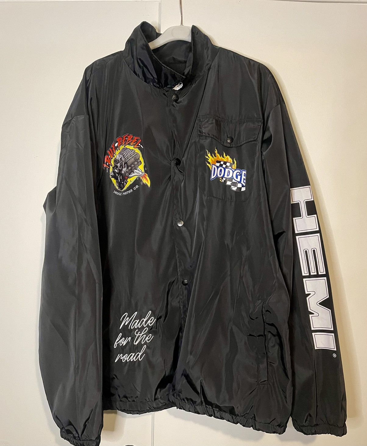 Racing Dodge Challenger Coaches Jacket | Grailed