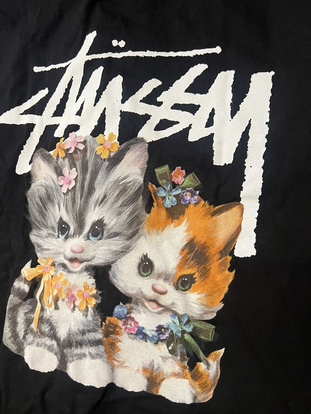 Stussy Stussy Kittens Tee White | Grailed