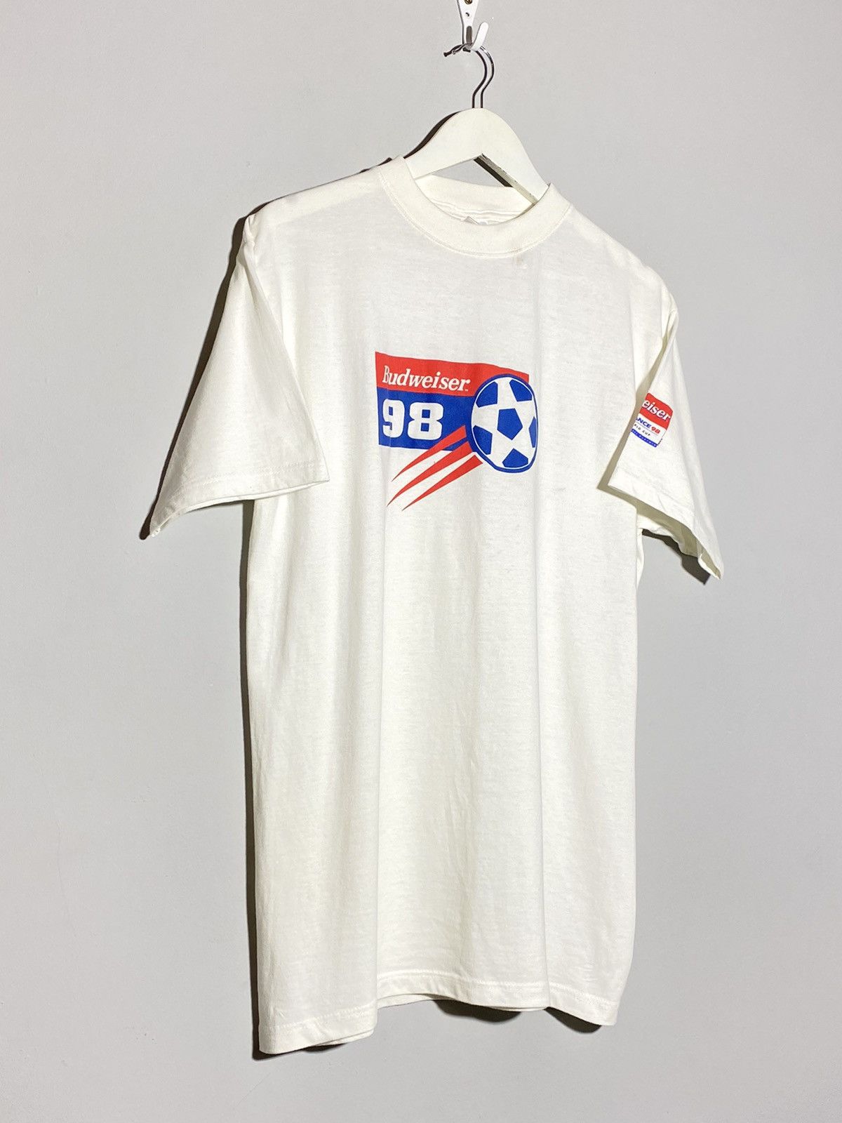 Vintage Vintage 90s Fifa World Cup France 98 streetwear band t-shirt | Grailed