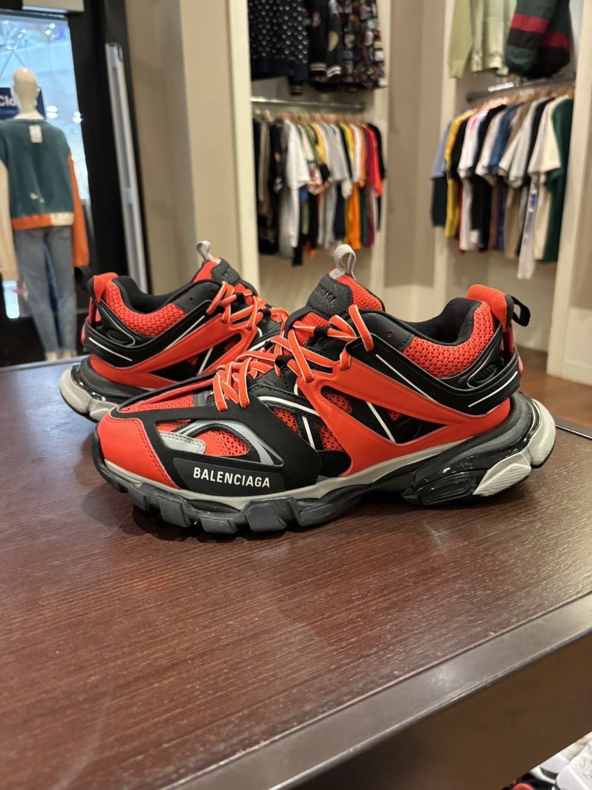 Balenciaga Balenciaga Track Red/Black | Grailed