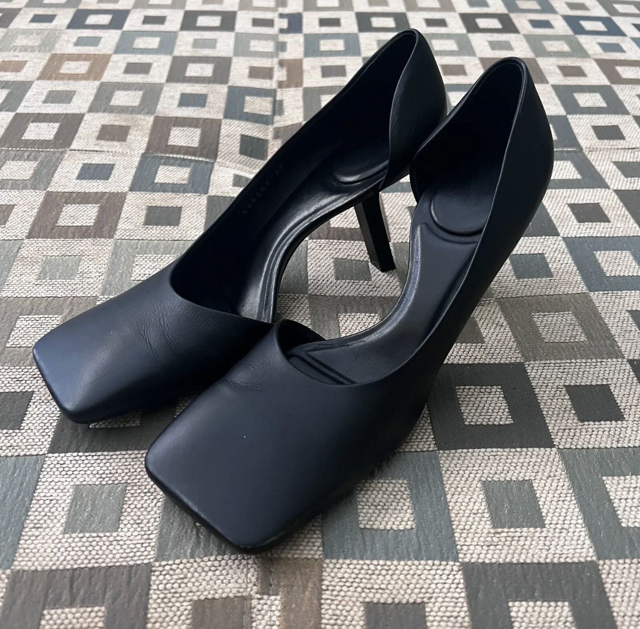 Balenciaga BALENCIAGA Womens Black Angled Heel Pumps 39 NO BOX | Grailed