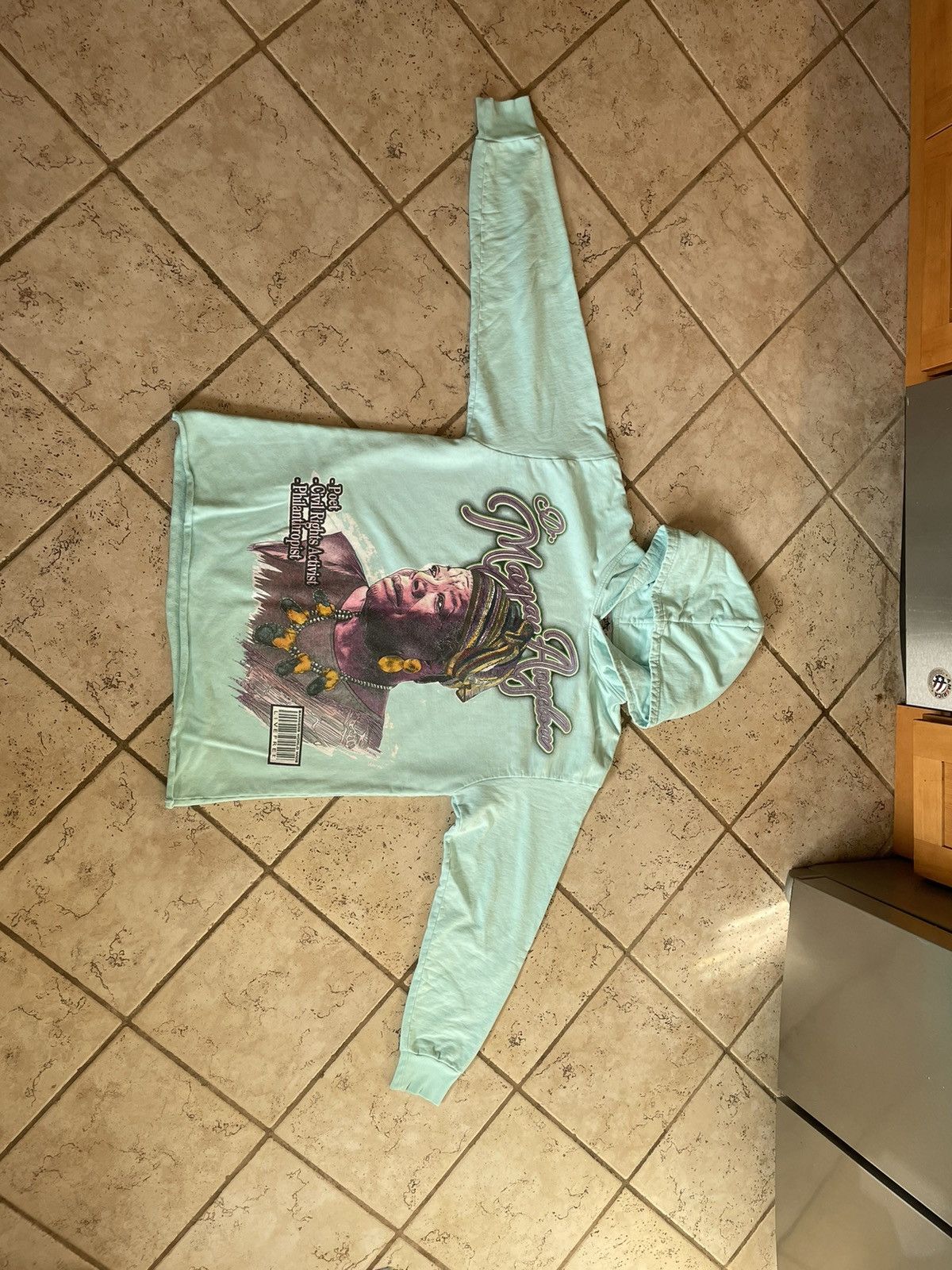 Barriers XL Barriers Maya Angelou Sweater Hoodie Blue | Grailed