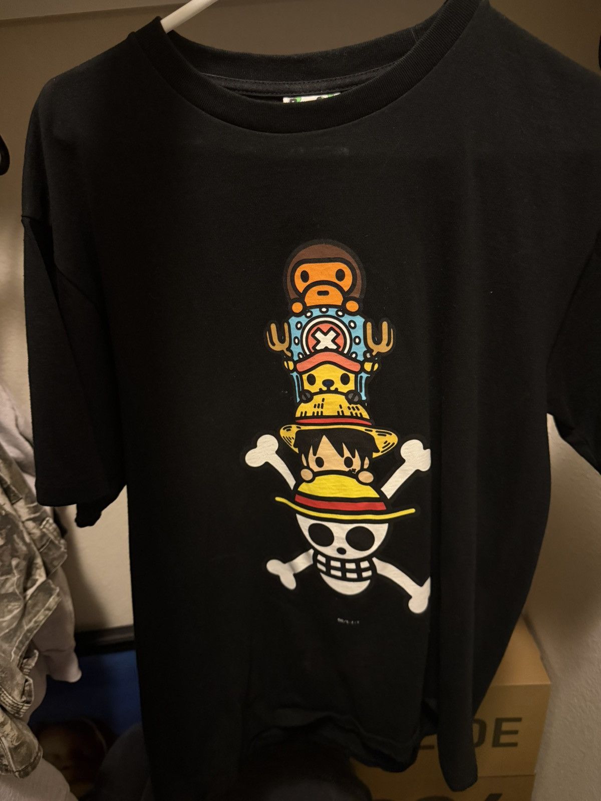 Bape × One Piece Bape x Baby Milo x One Piece Shirt | Grailed