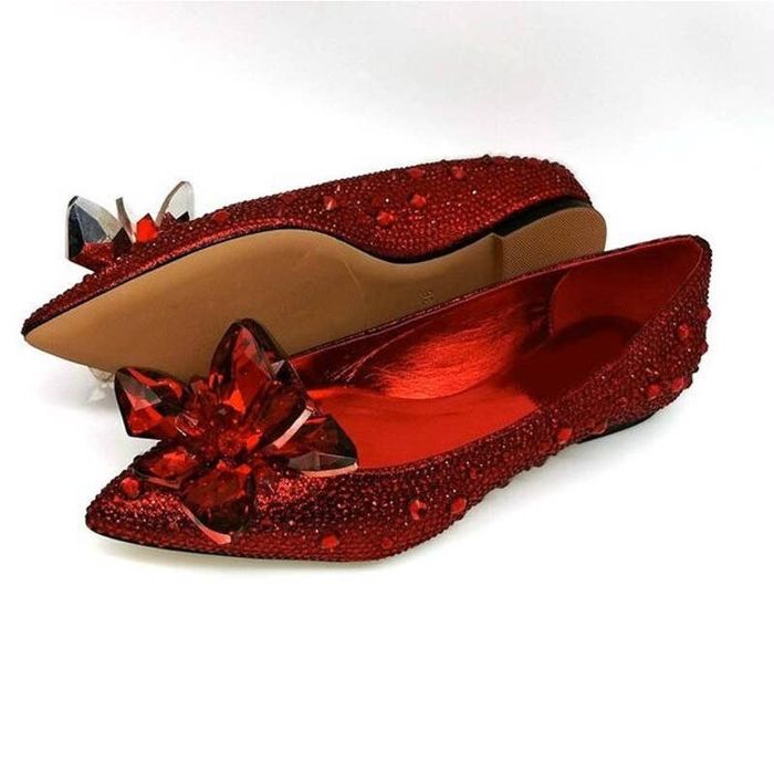 Other NEW Sparkling Bling Swarovski Crystal Dorothy Ruby Red Shoes ...