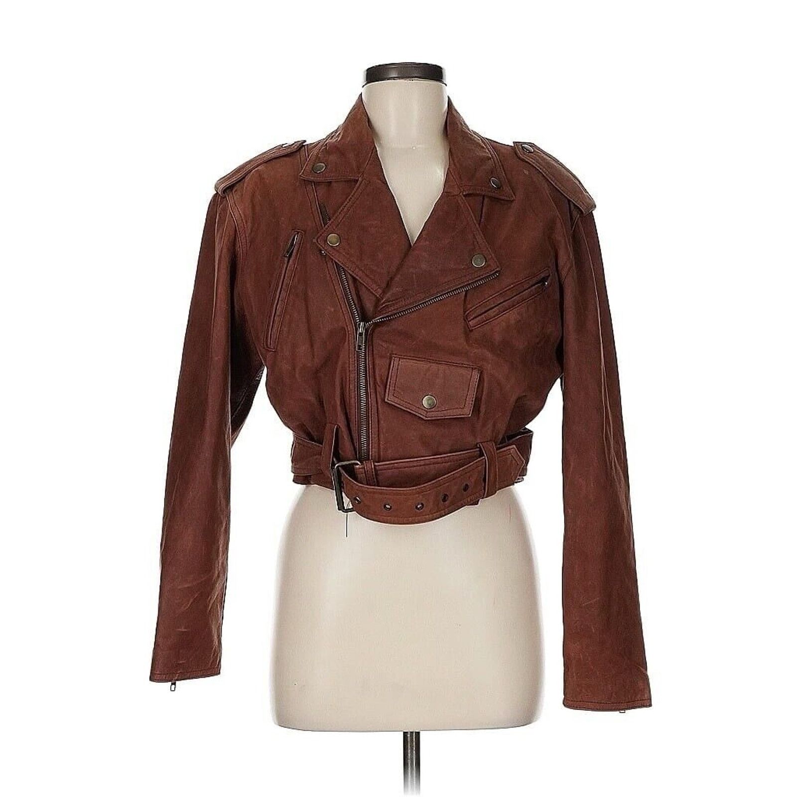 Wilsons Leather Wilson’s leather adventure bound cropped leather Moto ...