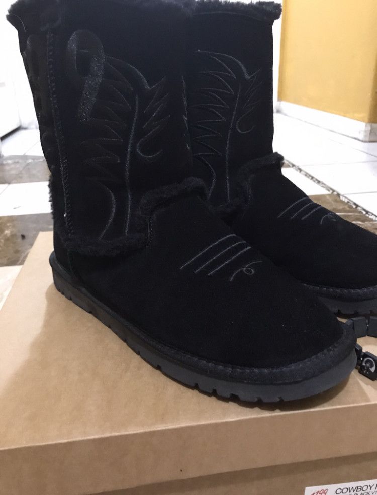 Japanese Brand × Streetwear × Vintage Bazo 1199 black cowboy uggs size ...