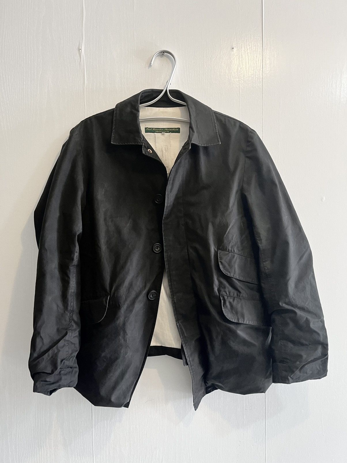 Paul Harnden Shoemakers Paul Harnden ShoeMaker Black Ventile Cotton Mac ...