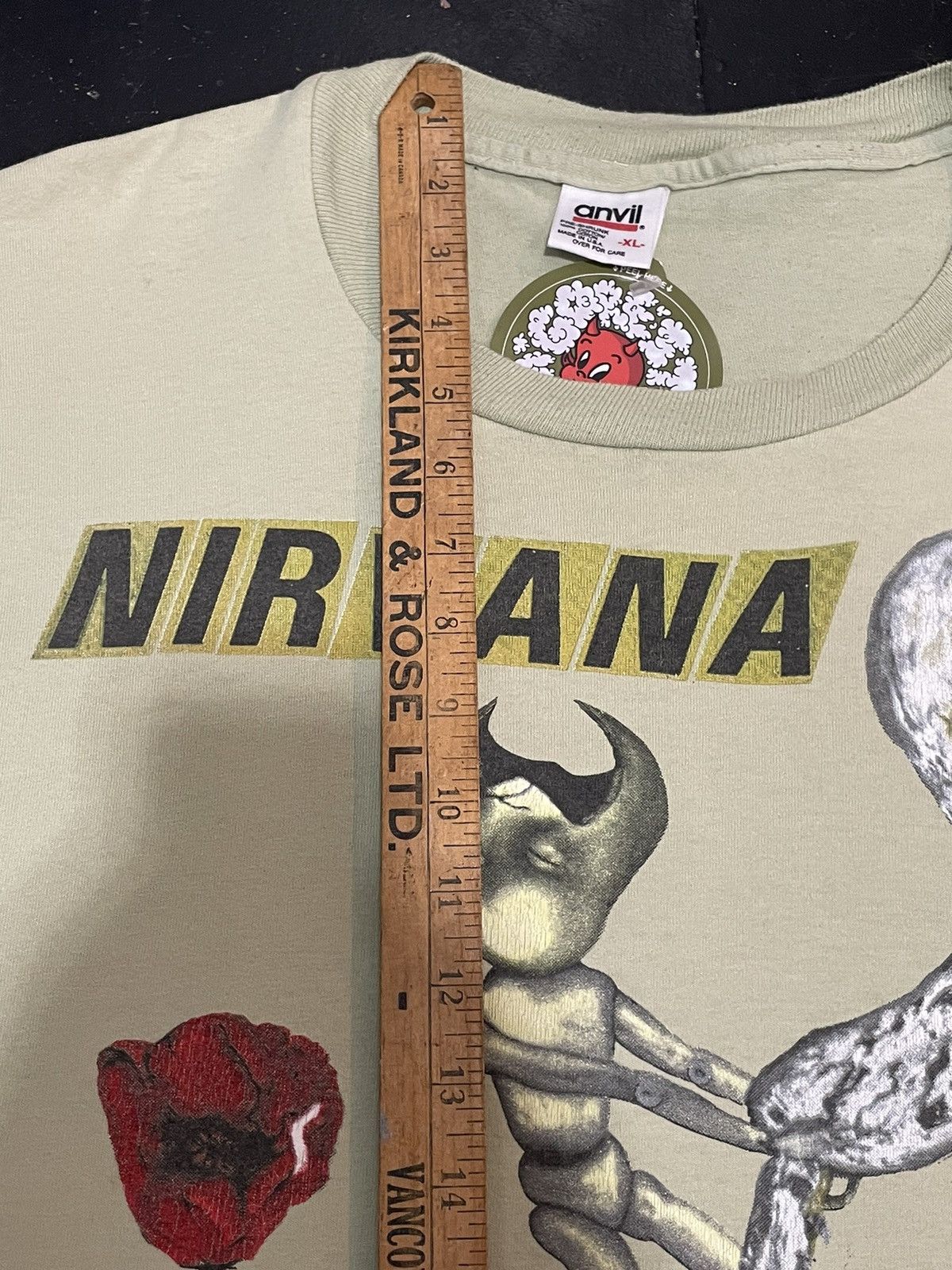 Vintage 1993 NIRVANA INCESTICIDE Kurt Cobain art album cover Grunge ...