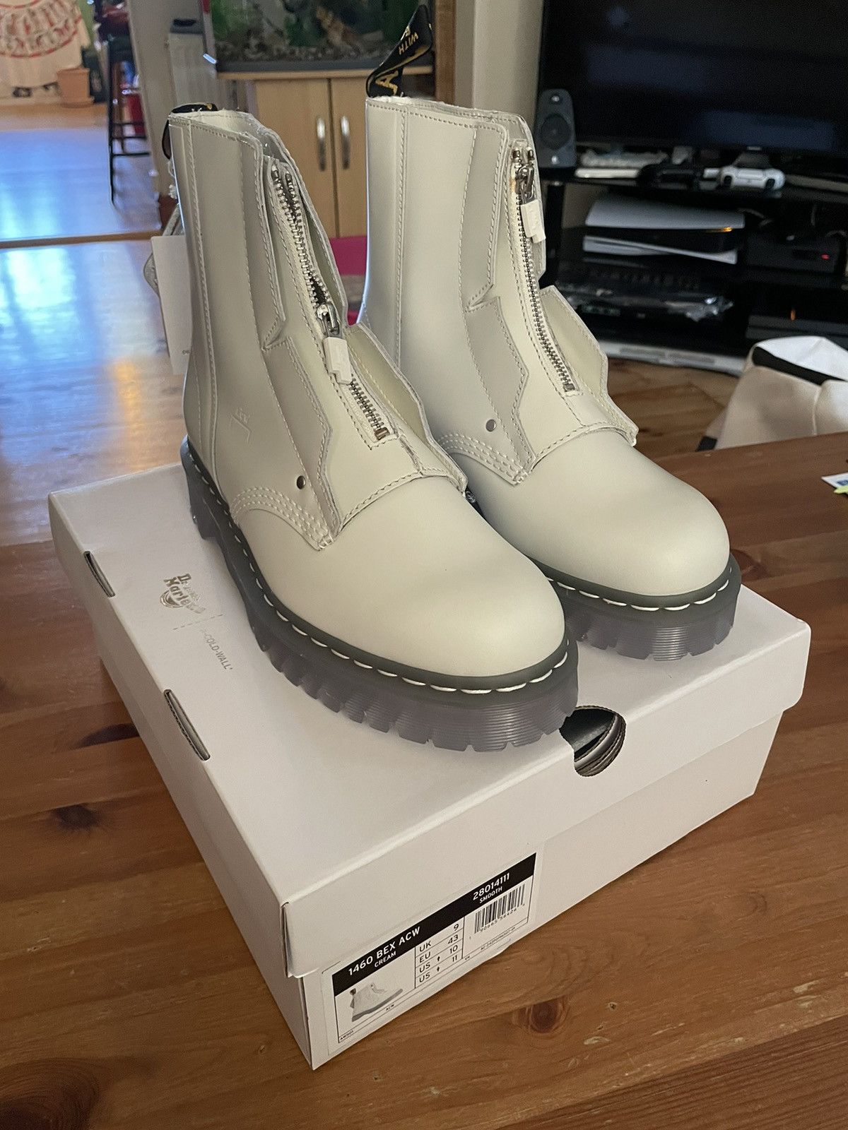 A Cold Wall × Dr. Martens ACW X Dr Martens Bex Zip-up Boot | Grailed