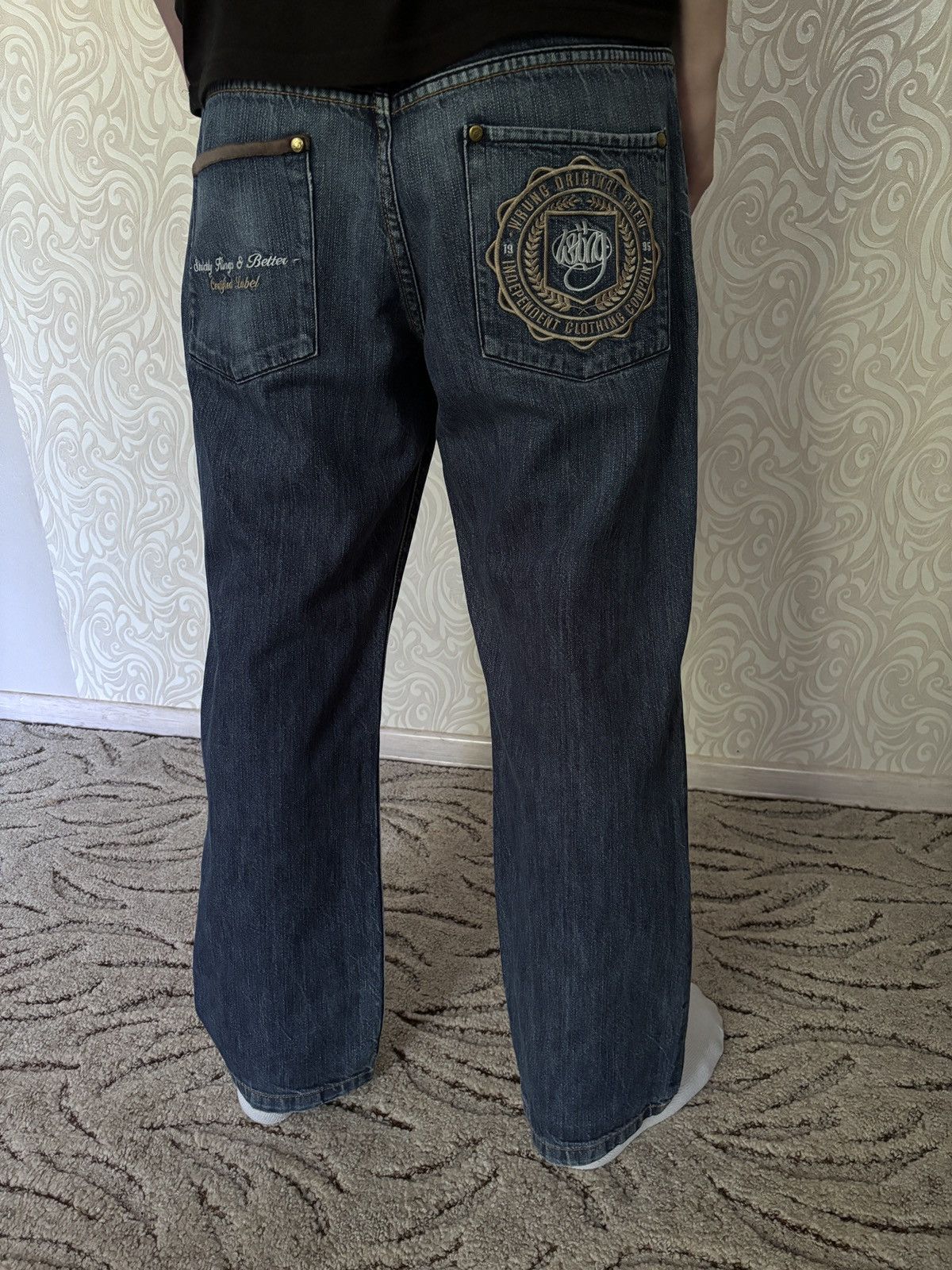 Vintage Wrung Division Jeans Junya Watanabe style baggy denim pants ...