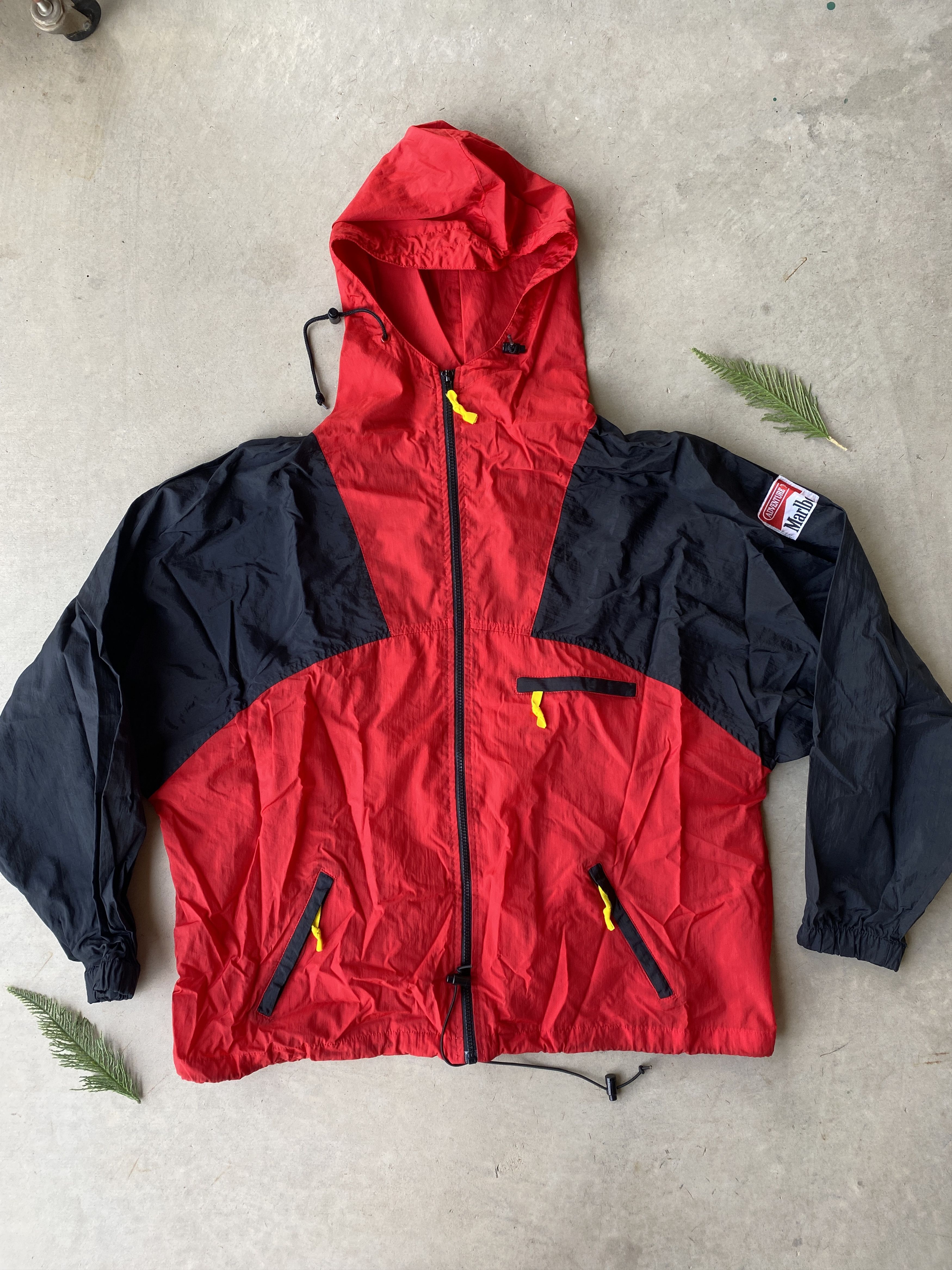 Marlboro × Vintage 90's Marlboro Cigarettes Windbreaker Lightweight ...