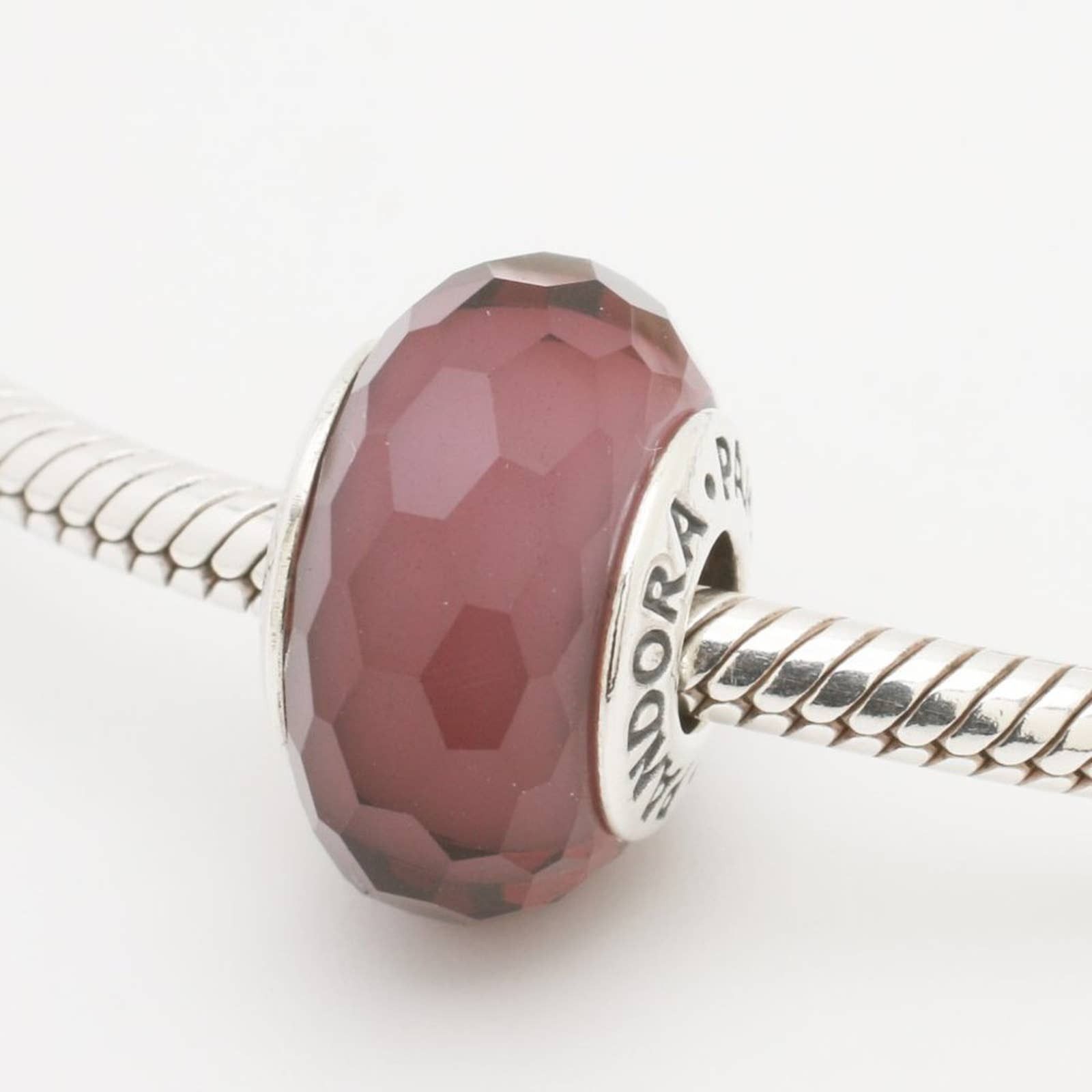 pandora Authentic PANDORA Purple Fascinating Faceted Murano Glass | Grailed