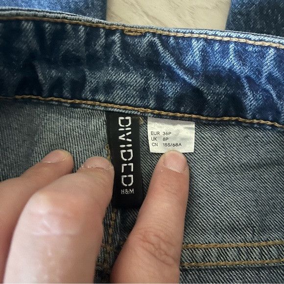 Divided H&M DIVIDED Wide Leg blue Jeans size 4 petite | Grailed