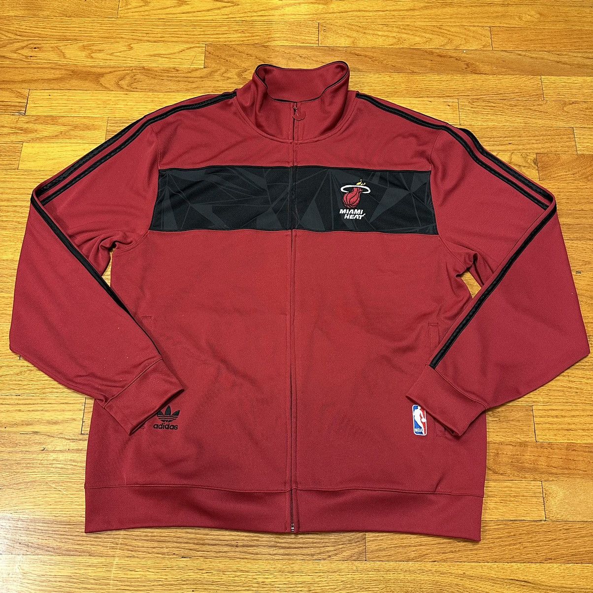 Adidas Adidas Originals Limited Edition Miami Heat NBA Track Jacket ...