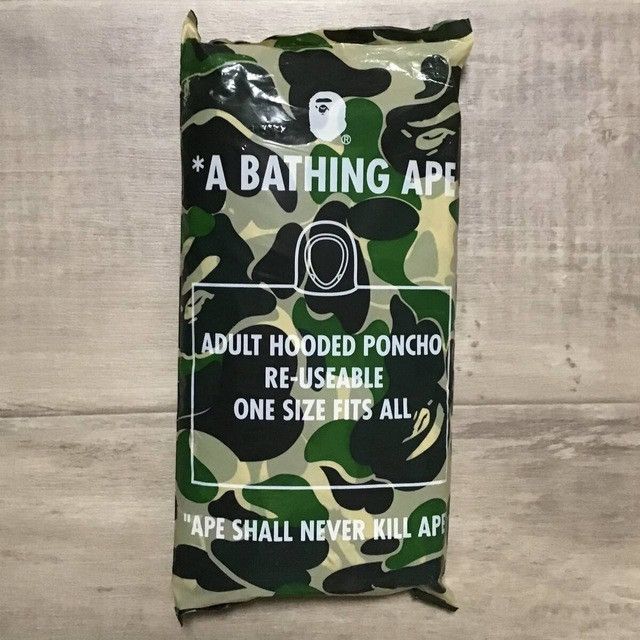 Bape × Nigo ⭐️Not sold in store⭐️ BAPE camo poncho a bathing ape NIGO ...