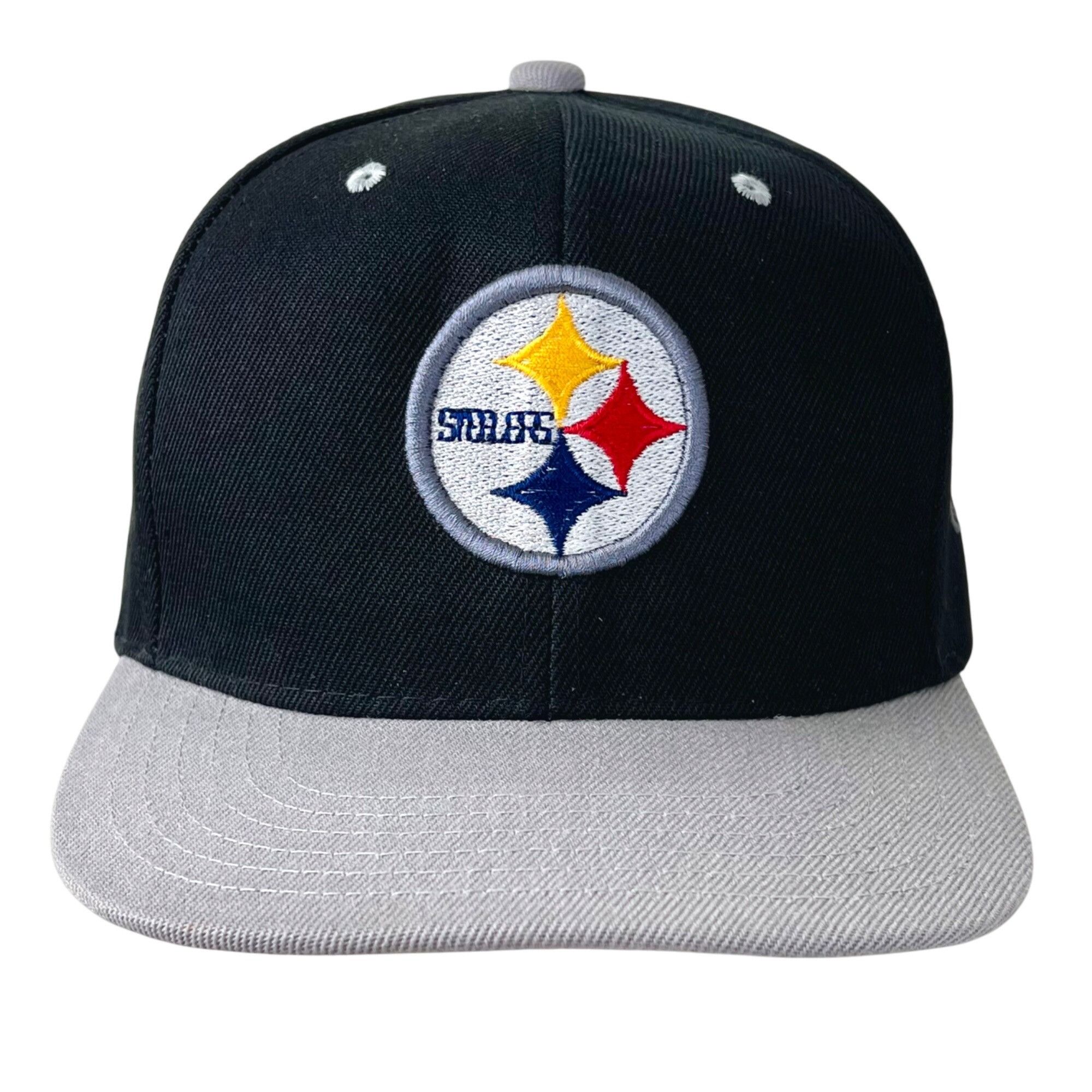 NFL Pittsburgh Steelers NFL Snapback Hat Black & Gray Adjustable | Grailed