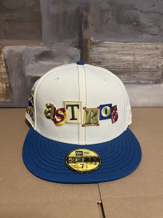 New Era 7 1/2 MyFitteds Houston Astros ASTROWORLD Travis Scott Cap ...
