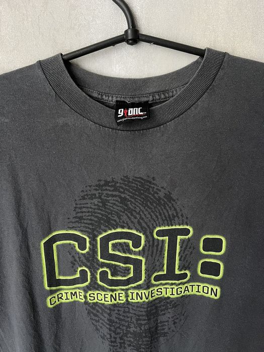 Vintage CSI Crime Scene Investigation GIANT Vintage Rare T-Shirt | Grailed