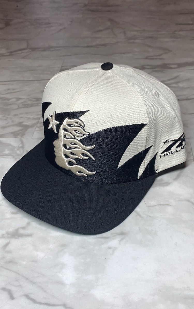HELLSTAR Hellstar shark teeth rhinestone snapback | Grailed