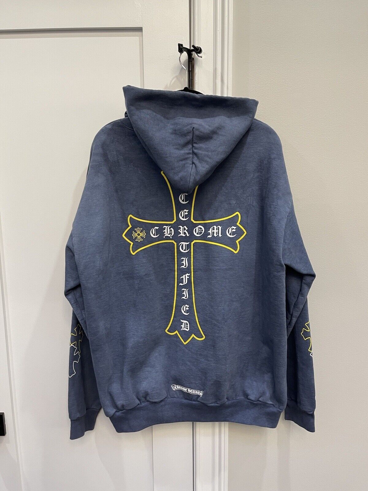 Chrome Hearts Chrome Hearts x Drake Certified Chrome Navy Blue Dyed ...