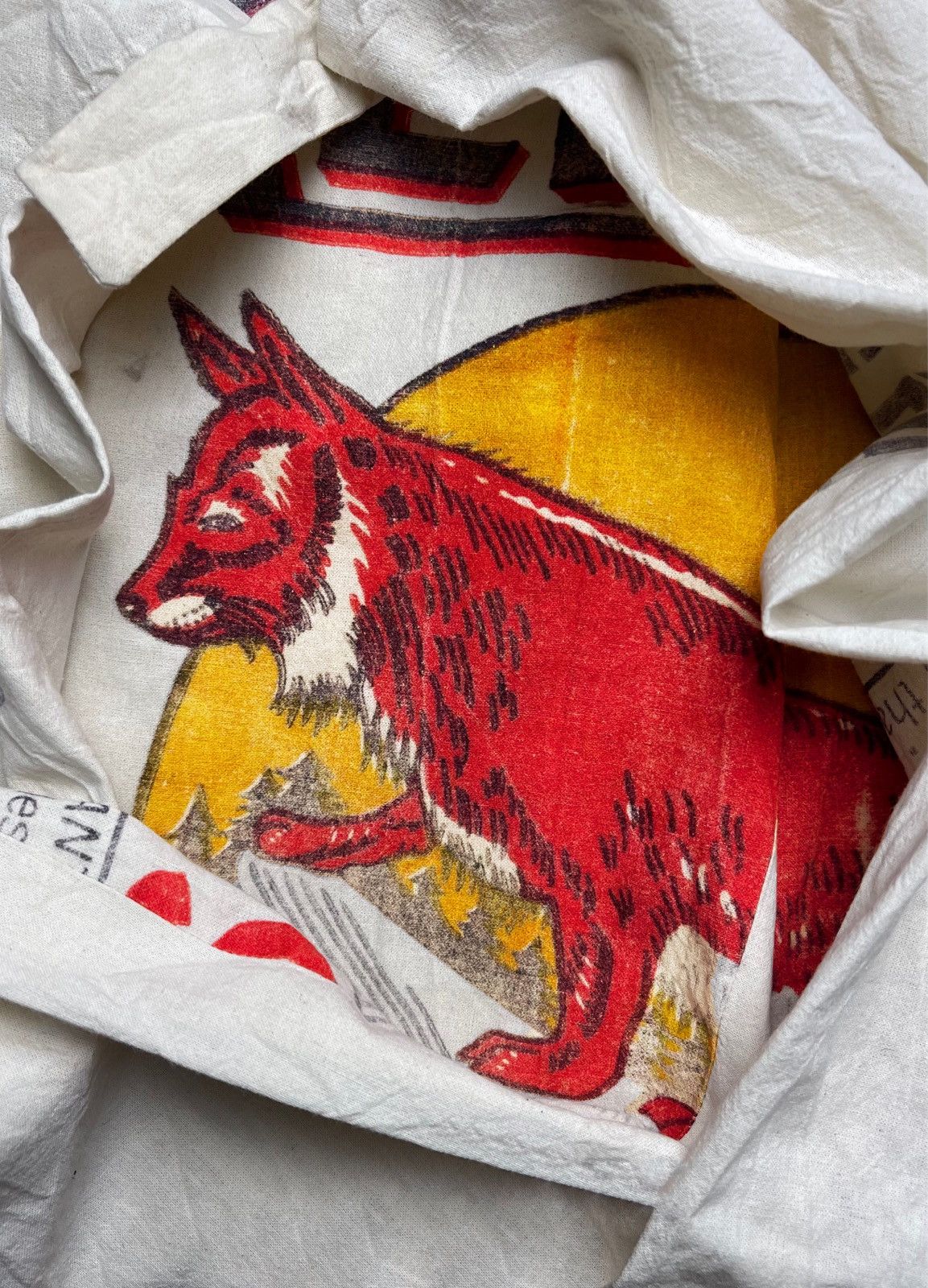 Bode 1/1 Bode Rice Bag Repurposed Cotton Hand Painted Trousers | Grailed
